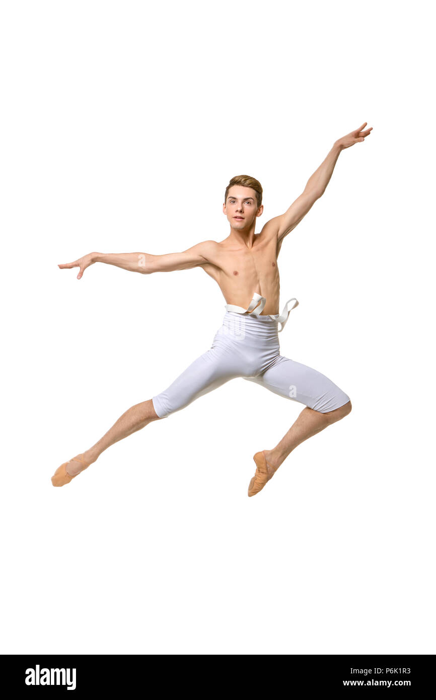 Male Ballet Dancer Jumping