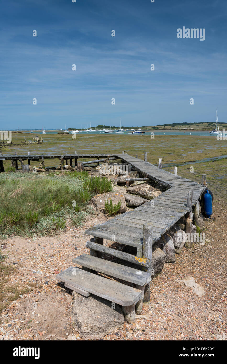 hamstead creek, newtown, shalfleet, isle of wight, England, uk Stock ...