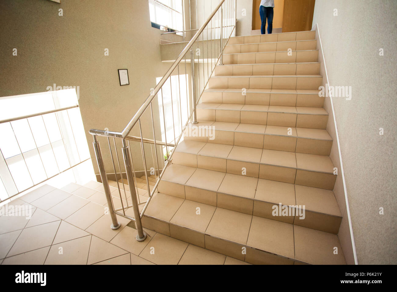 Corridor in the building Stock Photo - Alamy