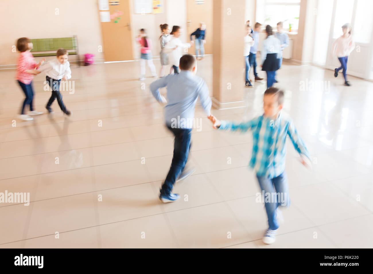 Children during break Stock Photo - Alamy