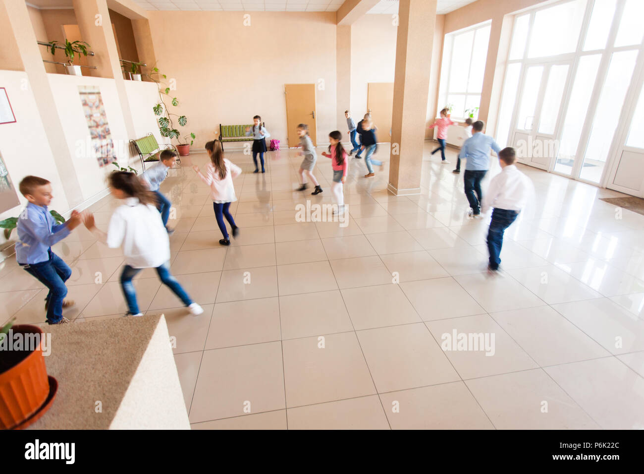 Children during break Stock Photo - Alamy