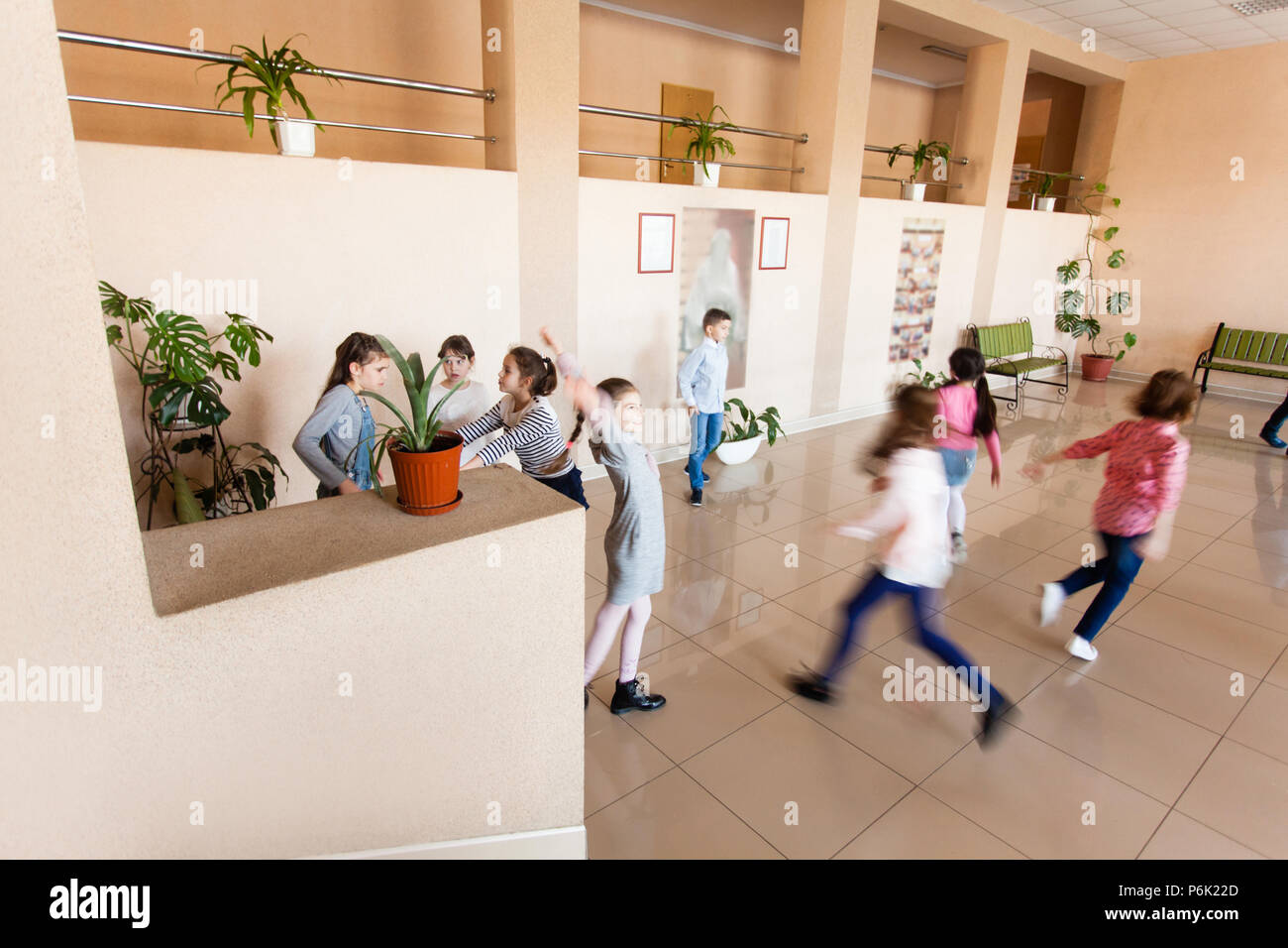 Children during break Stock Photo - Alamy