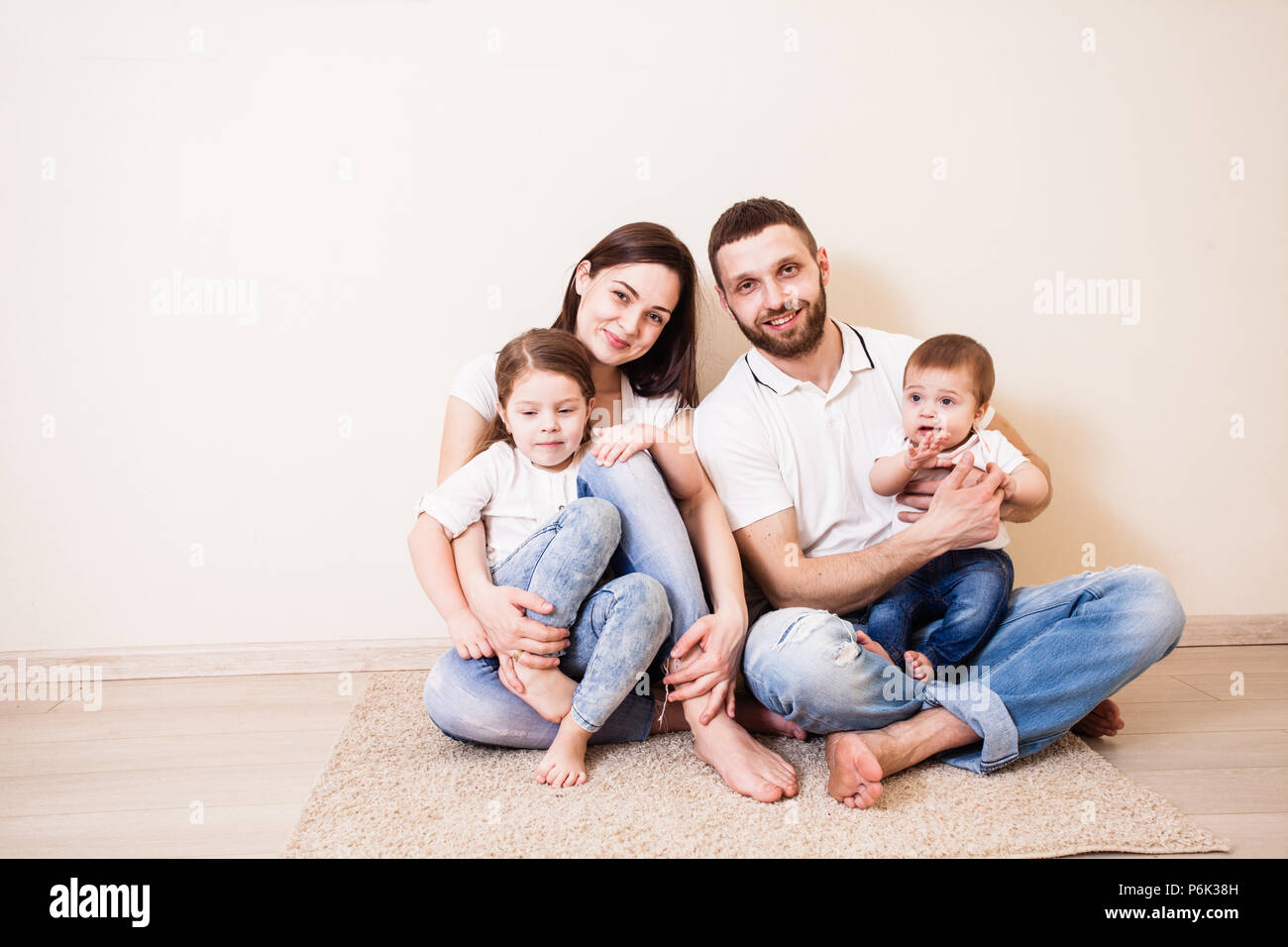 Birth of a new family Stock Photo - Alamy