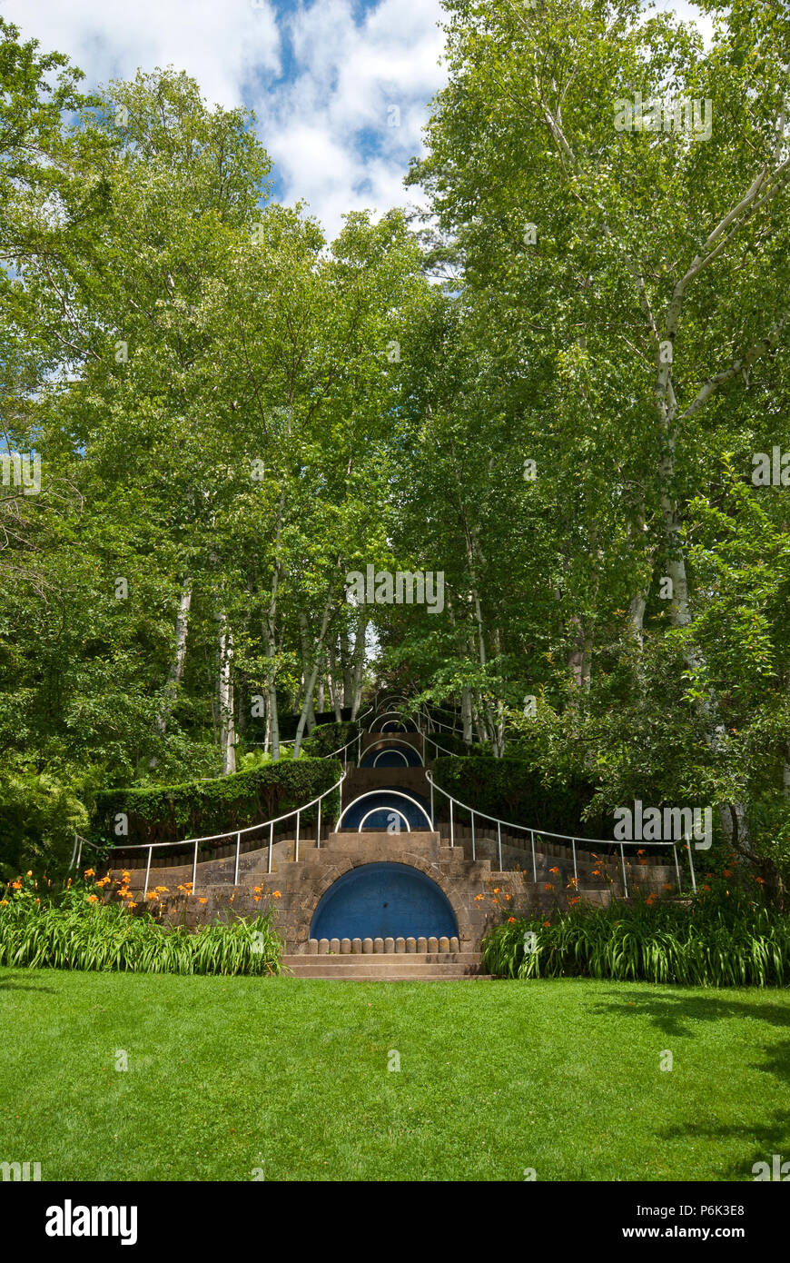 The Blue Steps (by landscape architect Fletcher Steele) at Naumkeag ...