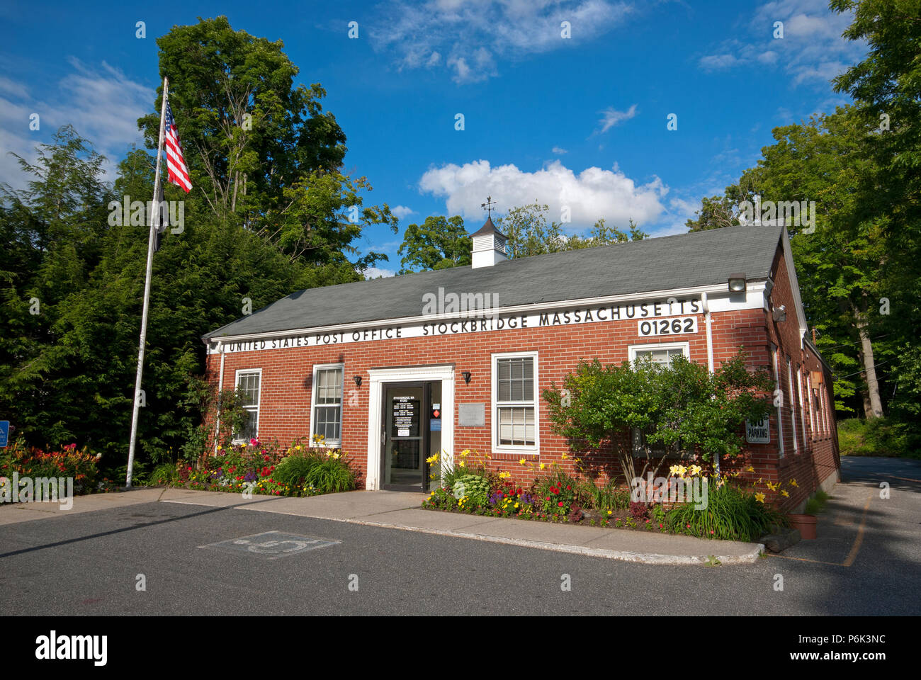Post Office in Stockbridge, Berkshire County, Massachusetts, USA Stock ...