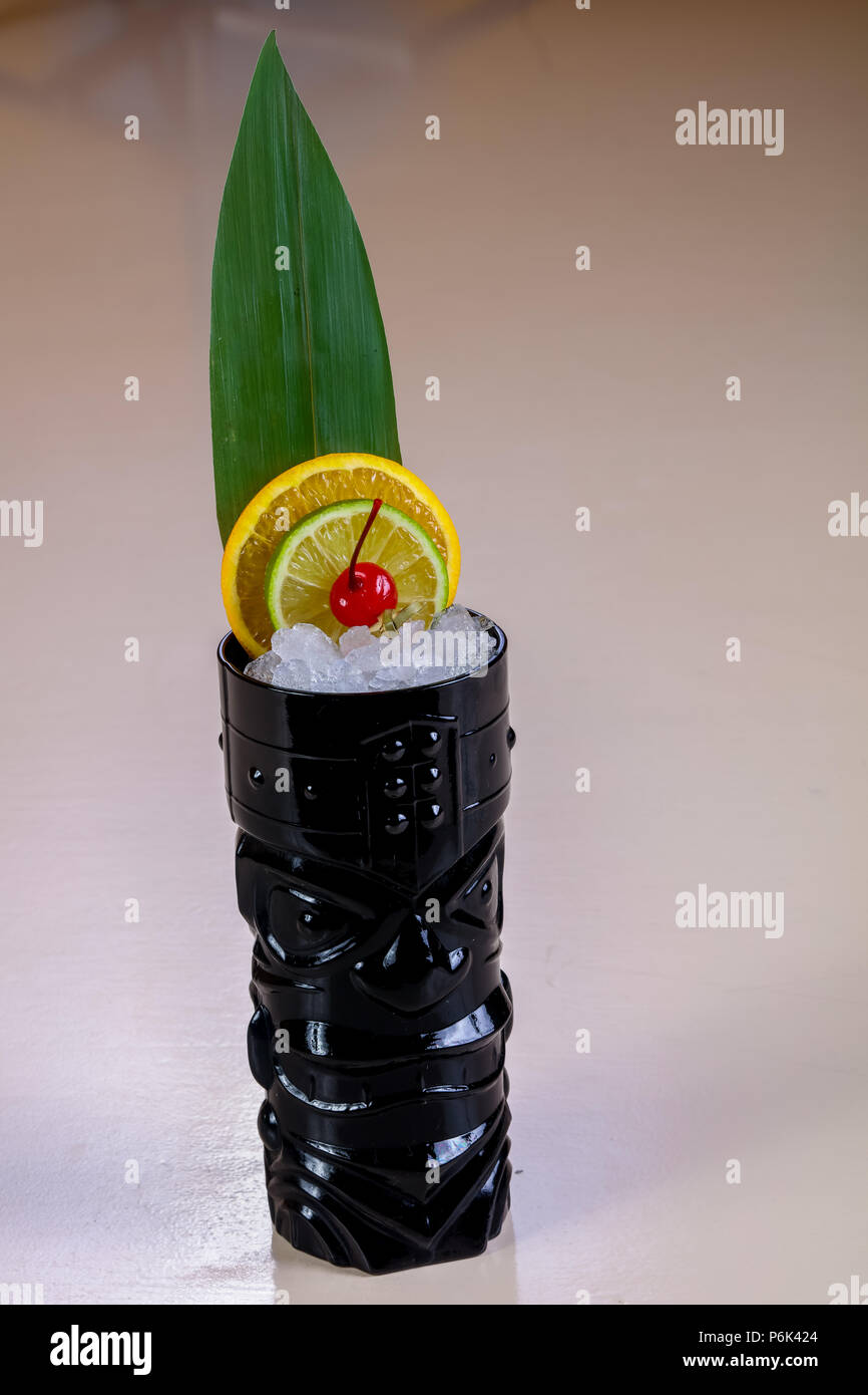 Hawaii cocktail bar drink Stock Photo - Alamy