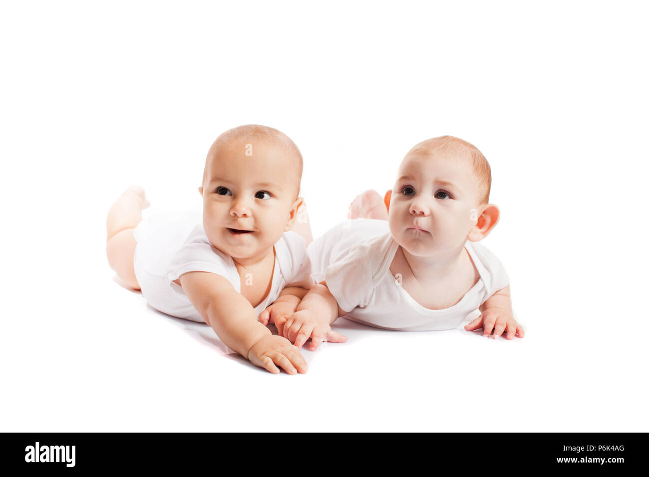 Fun and serious brothers Stock Photo - Alamy