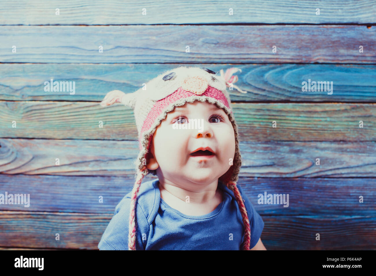 Boy with baby owl hi-res stock photography and images - Alamy