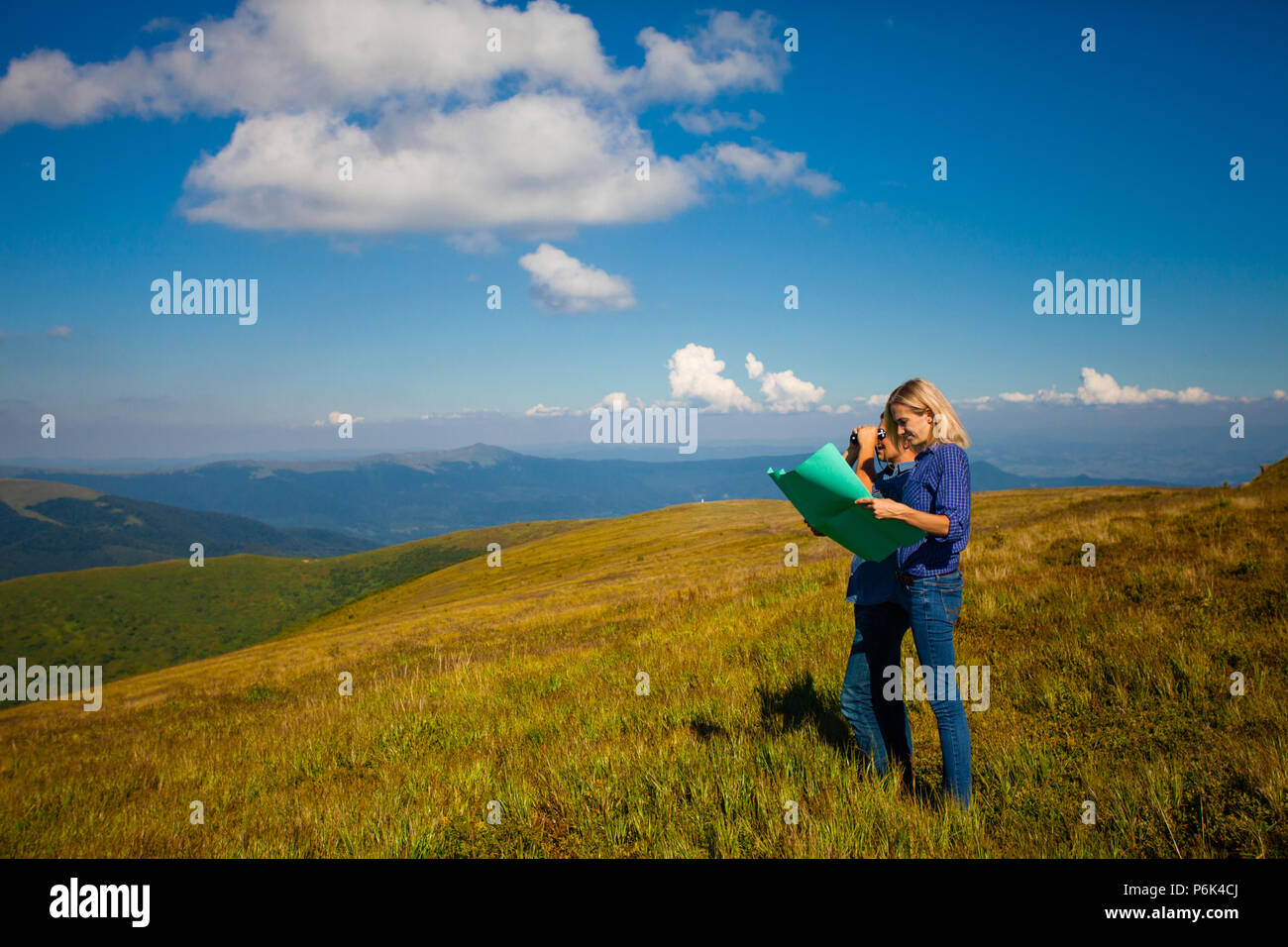 The discovery of new geographic objects Stock Photo - Alamy