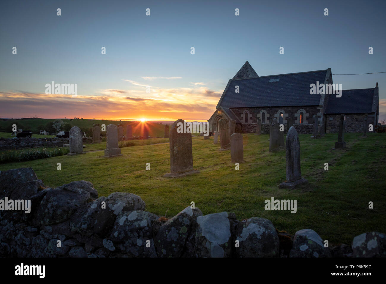 Village church at Branxton, Cornhill-on-Tweed, UK Stock Photo - Alamy