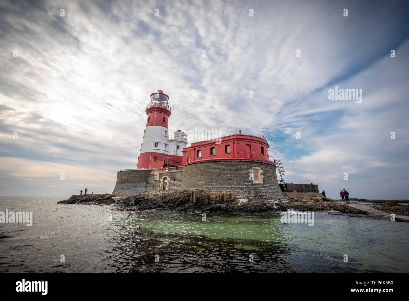 Longstone Lighthouse, Farne Islands, Northumberland, England, Europe ...