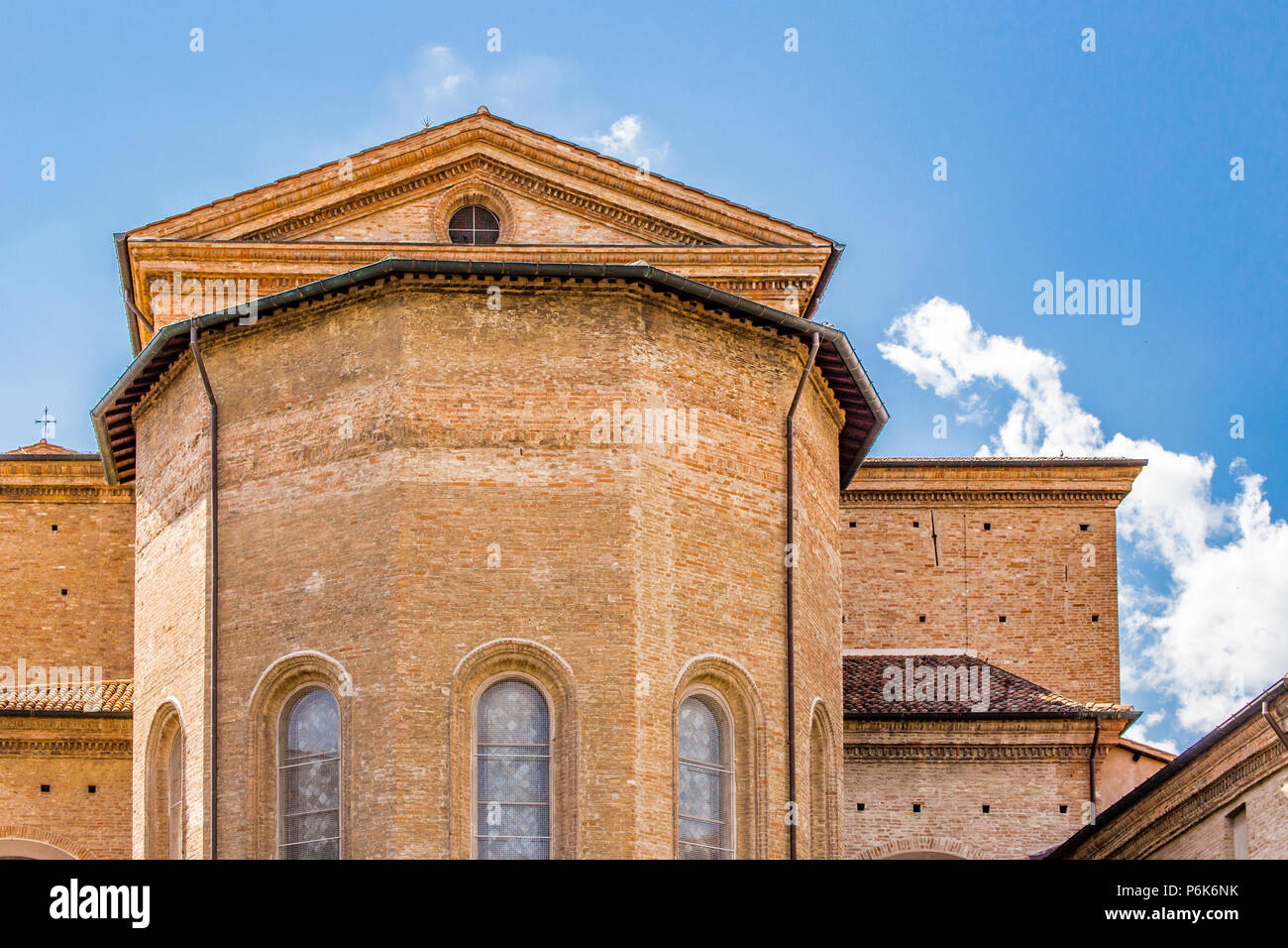 back of ancient Catholic church Stock Photo - Alamy