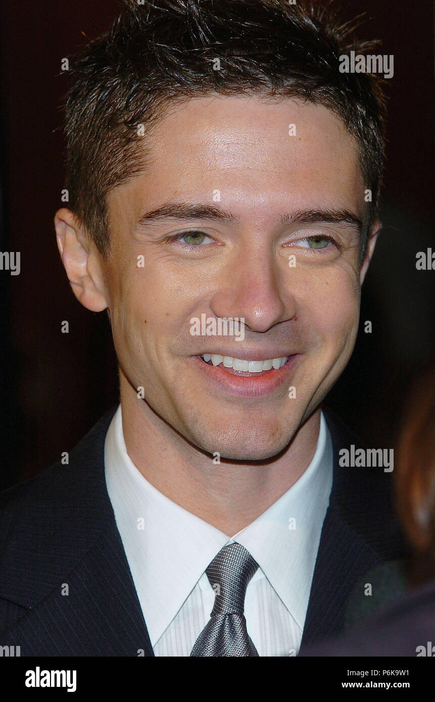 Topher Grace arriving at the Good Company Premiere at the Chinese ...