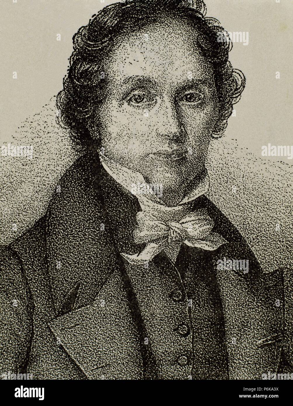 Jean-Franc ois Casimir Delavigne (1793-1843). French poet and dramatist ...