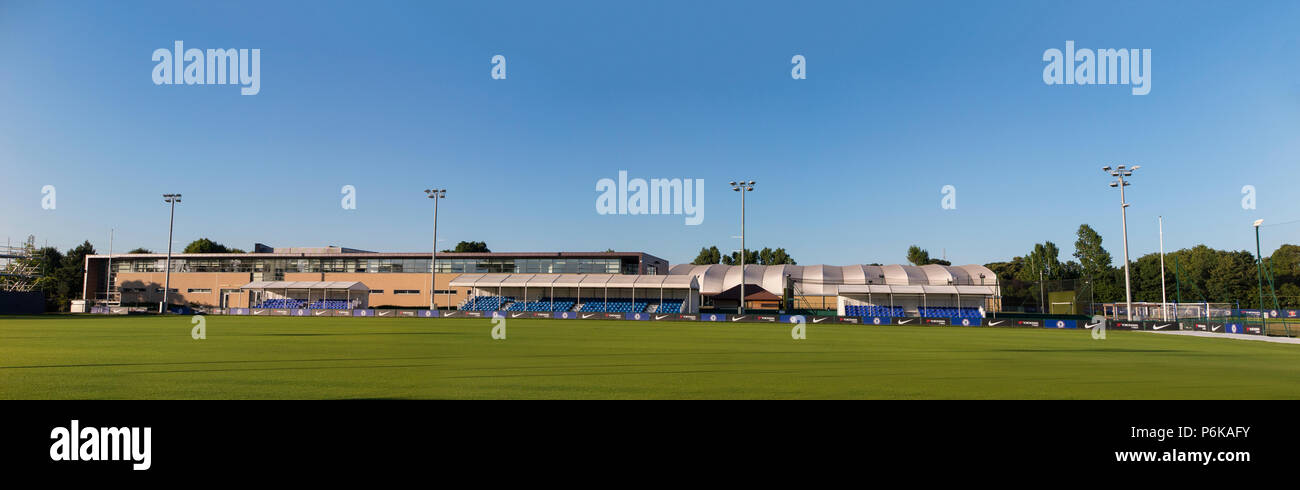 Chelsea Football Club training grounds in Cobham, Surrey, England Stock ...