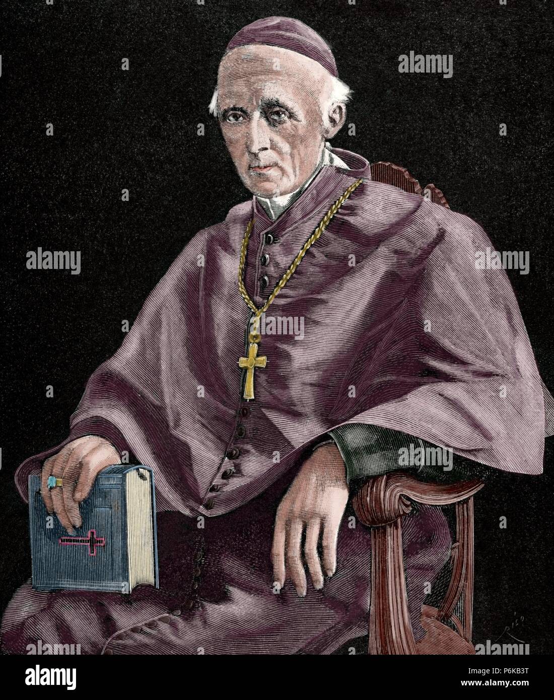 Henry Edward Manning (1808-1892). English Roman Catholic Archbishop of ...