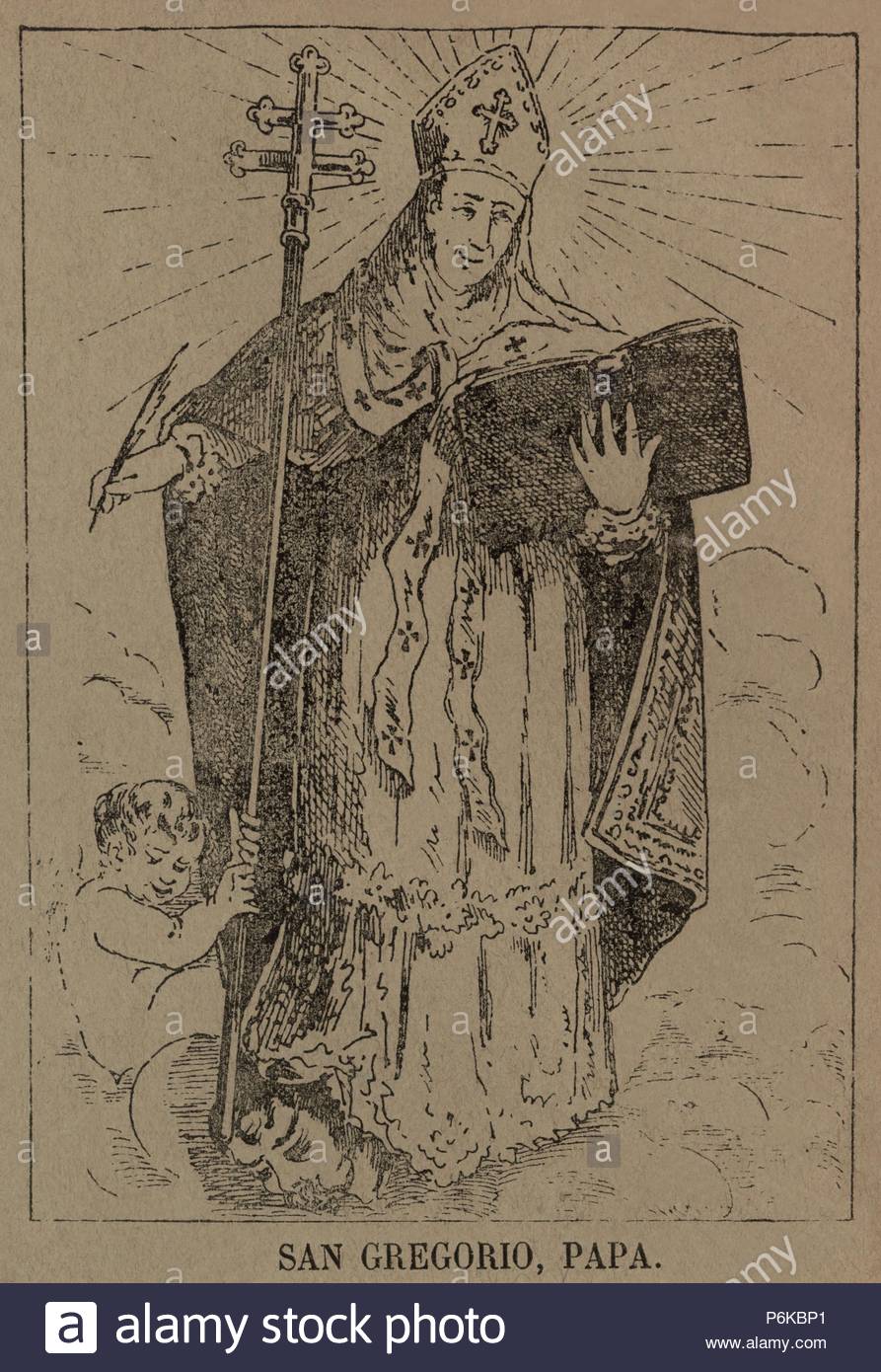 Papa Gregorio I Magno Stock Photos & Papa Gregorio I Magno Stock Images ...