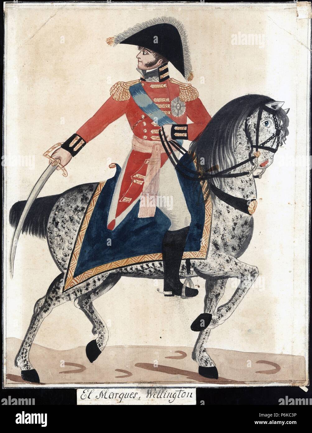Wellesley, Arthur Colley (1769-1852), duque de Wellington. Militar y ...