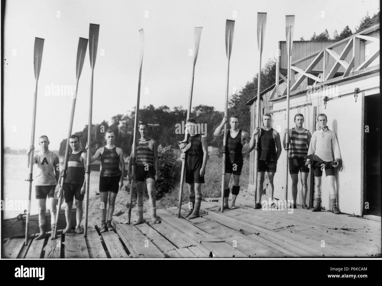1910 Ottawa rowing crew Stock Photo - Alamy