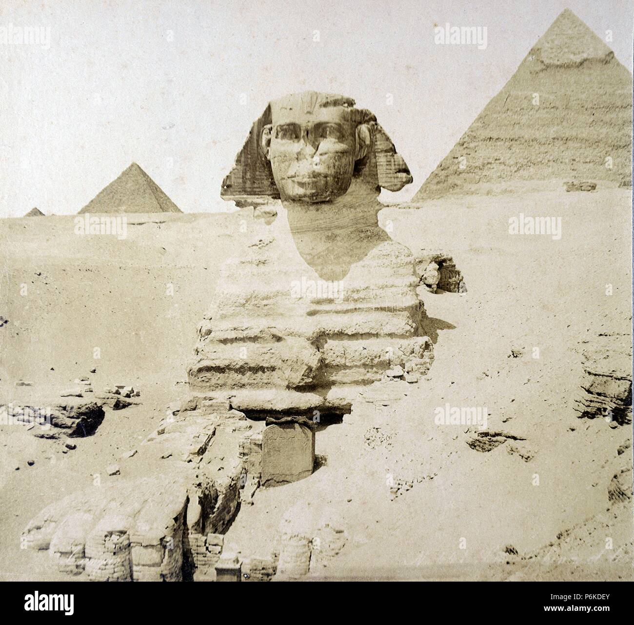 La gran Esfinge de Guiza en El Cairo Stock Photo - Alamy