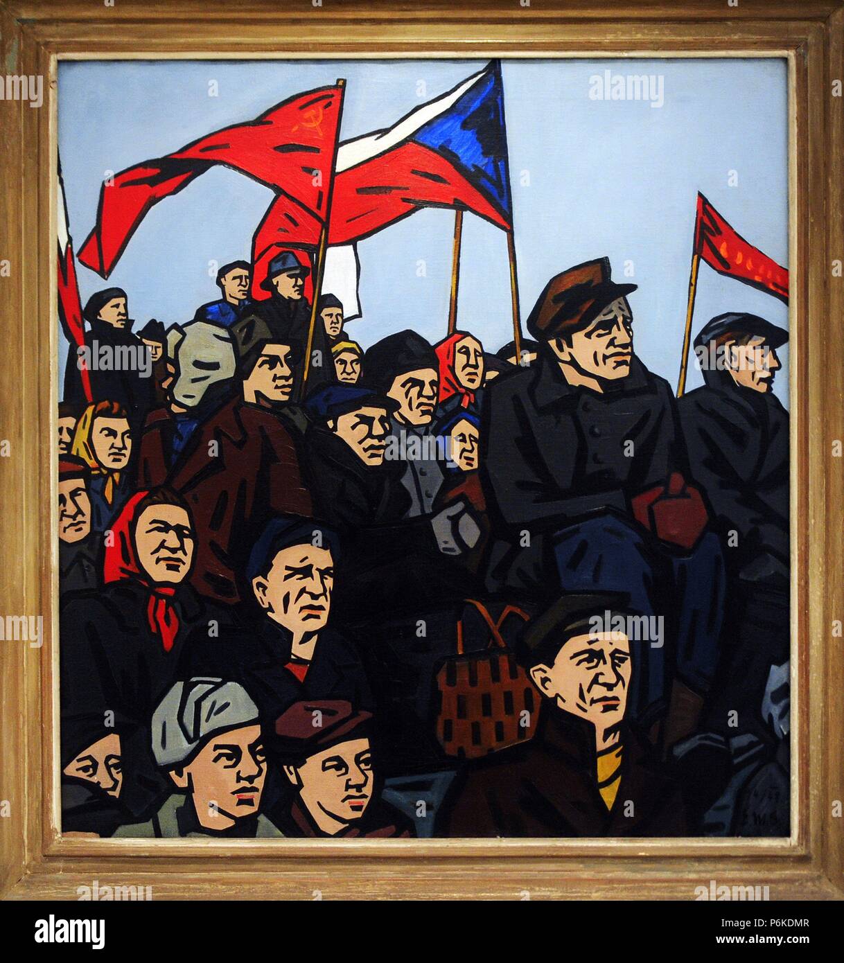 ARTE SIGLO XX. EUROPA. EDUARD STAVINOHA (1903-1973). Artista checo ...
