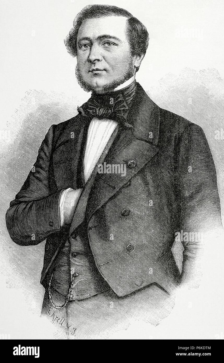 Charlemagne Emile de Maupas (1818-1888). French lawyer and politician ...