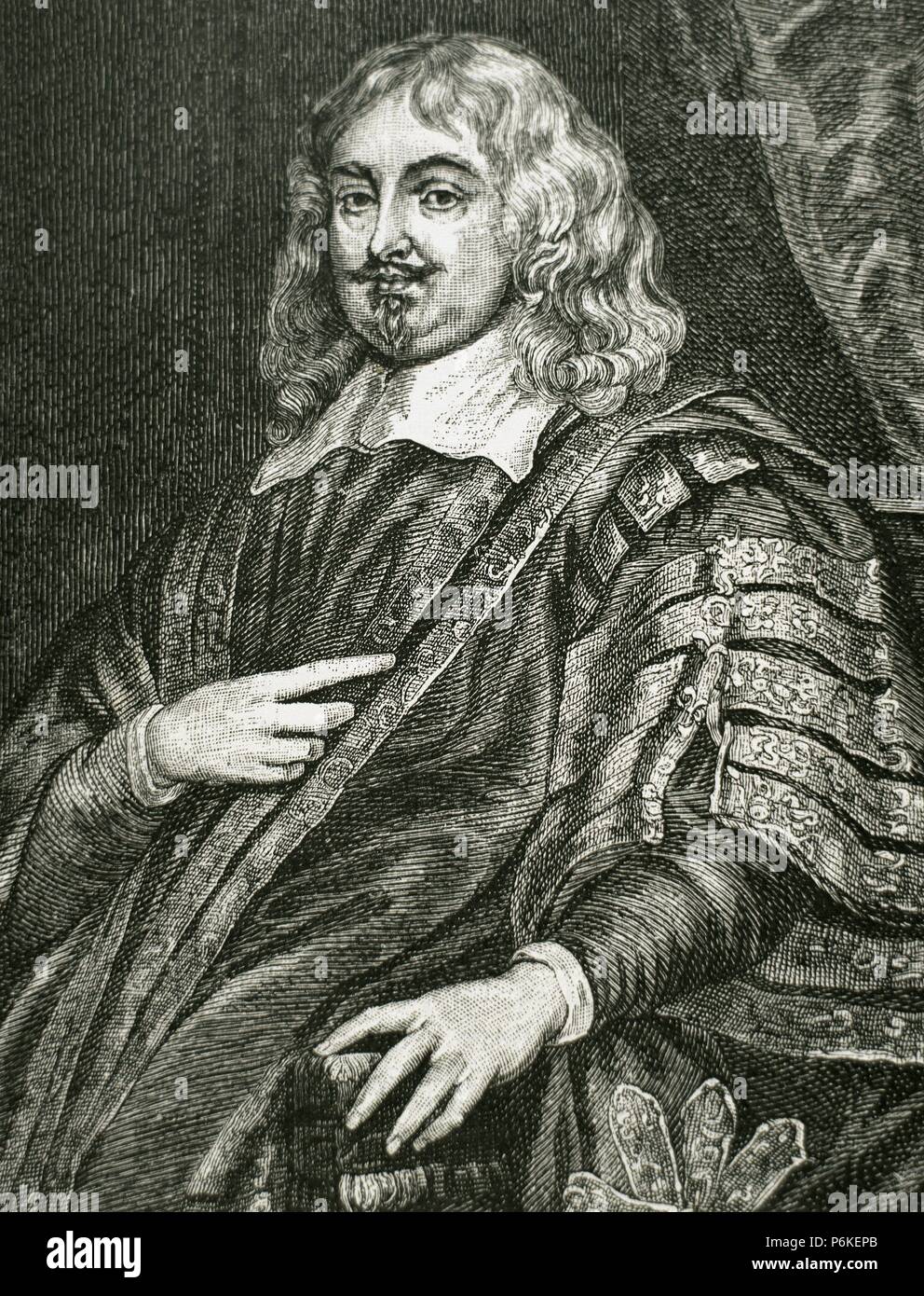 Edward Hyde, 1st Earl of Clarendon (1609-1674). English statesman ...