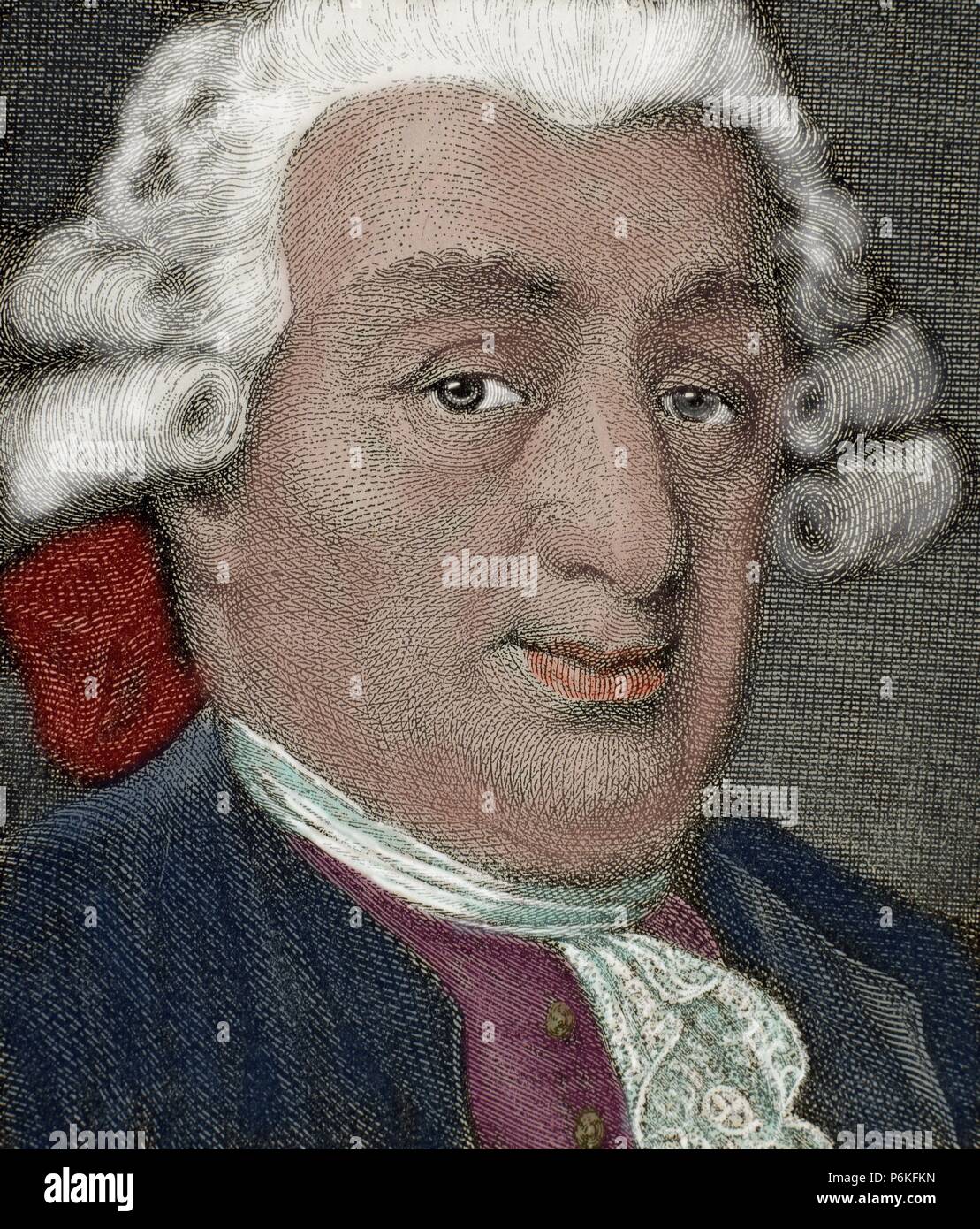 Carlo Goldoni (1707-1793). Italian playwright and librettist from the ...