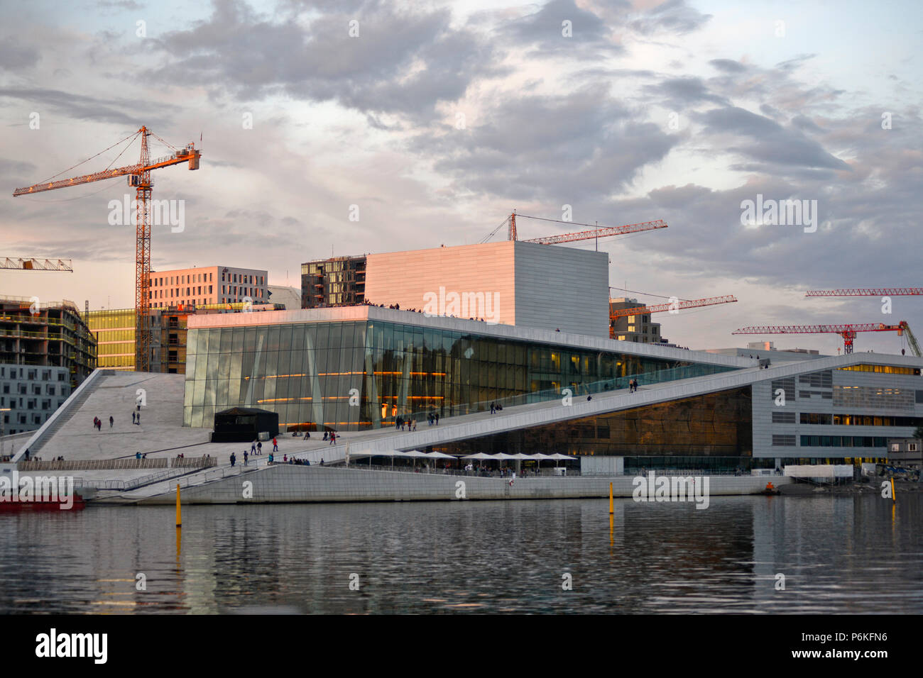 Oslo opera house night hi-res stock photography and images - Alamy