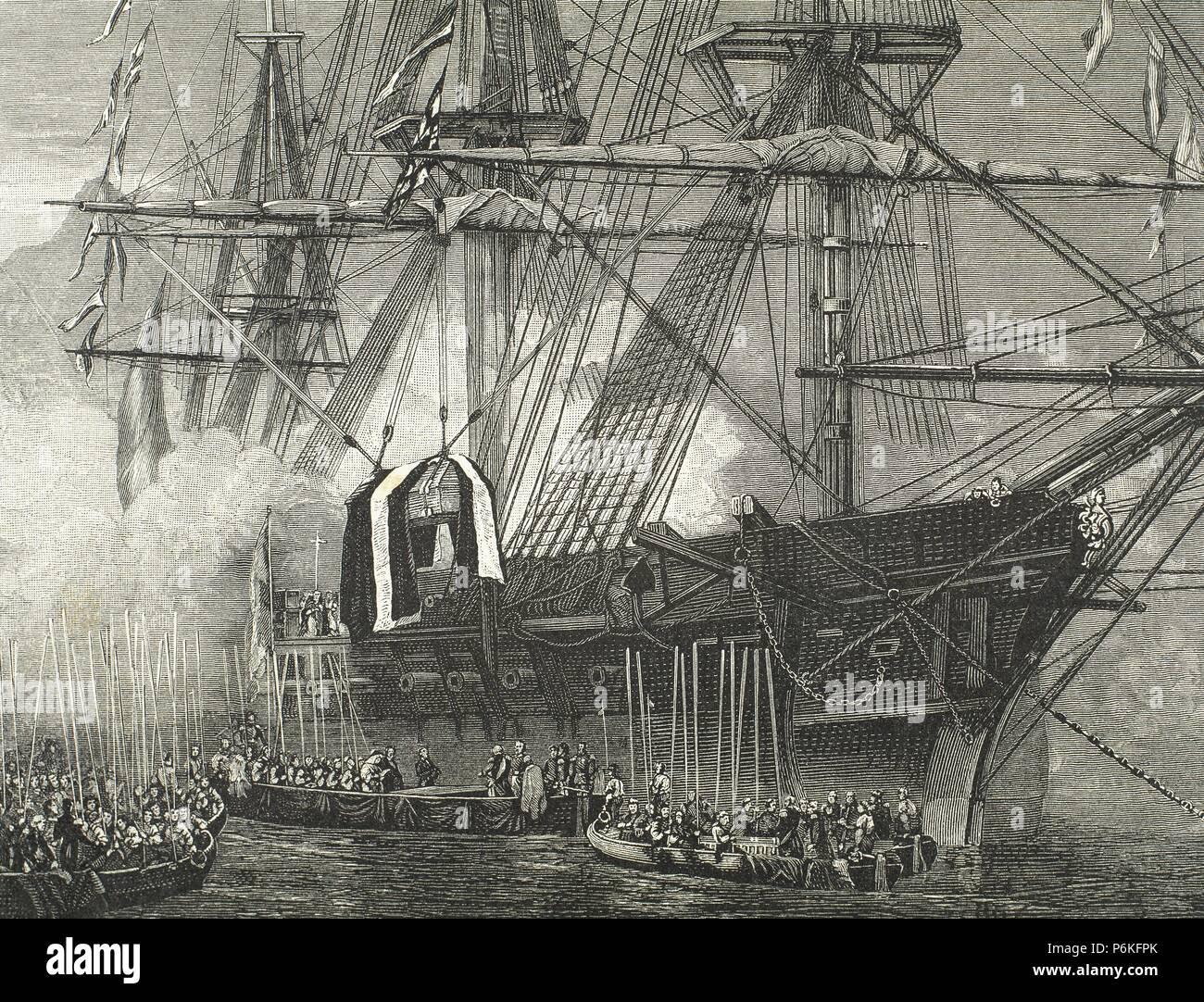 Napoleon Bonaparte (1769-1821). French emperor from 1804-1814. Shipment ...