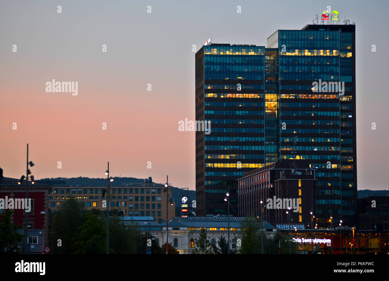 Oslo Central Station, Norway Stock Photo - Alamy
