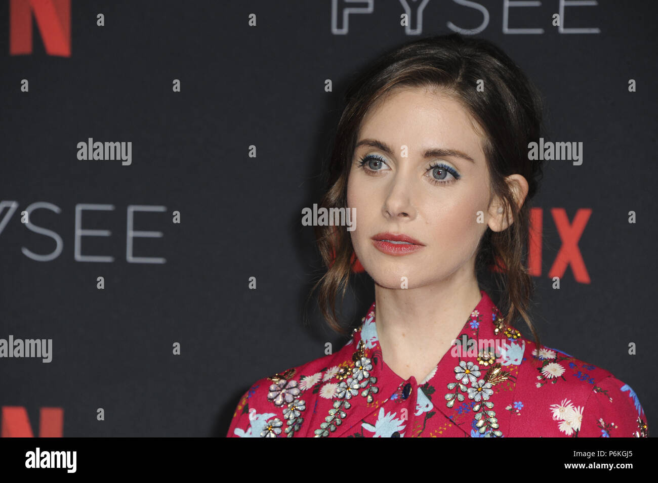 Netflix Premiere of Glow Featuring: Alison Brie Where: Las Vegas ...