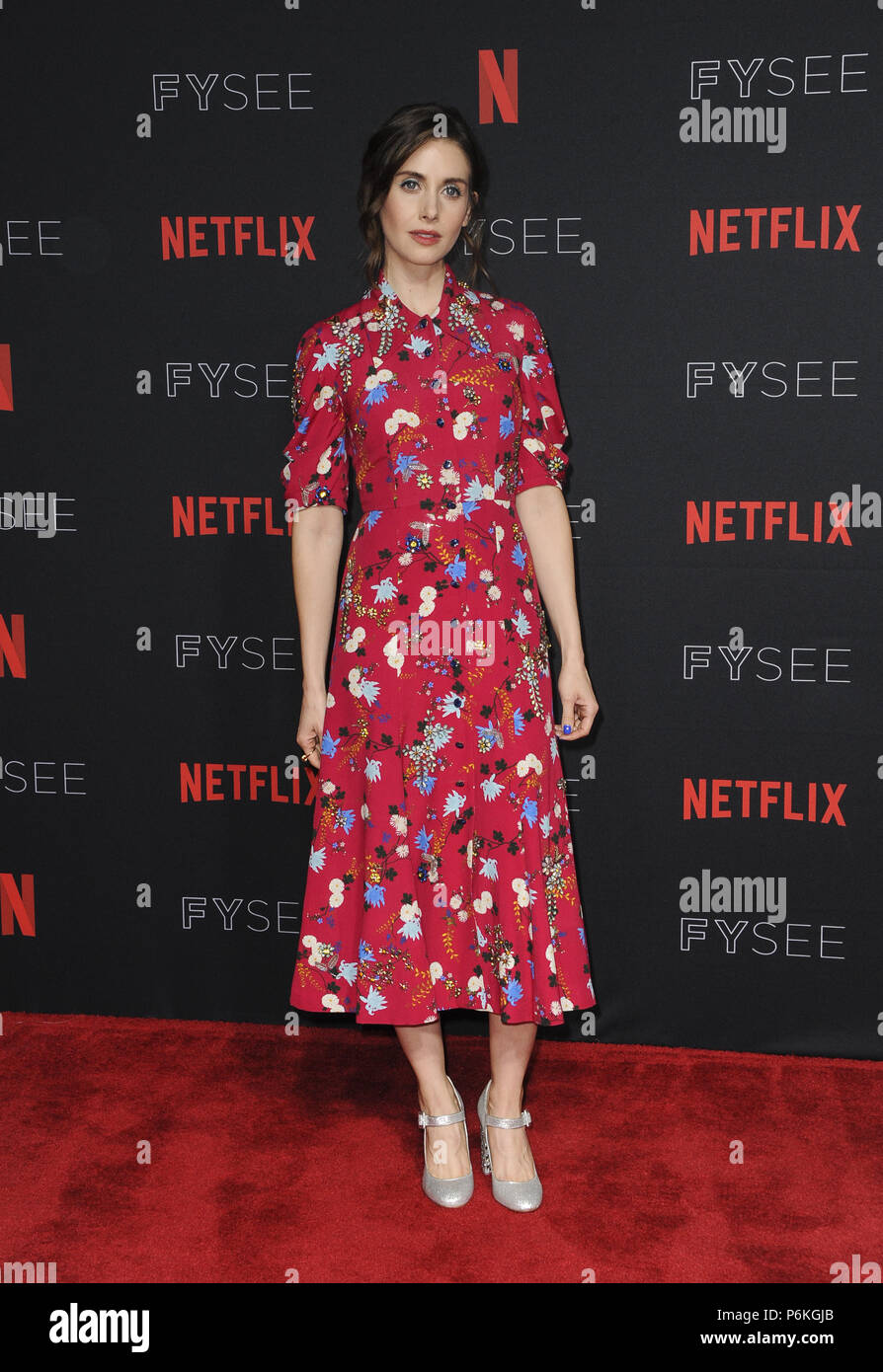 Netflix Premiere of Glow Featuring: Alison Brie Where: Las Vegas ...