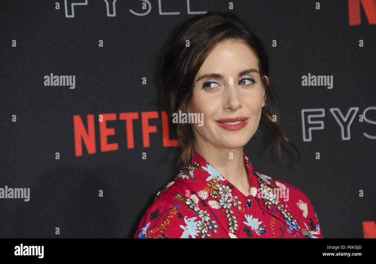 Netflix Premiere of Glow Featuring: Alison Brie Where: Las Vegas ...