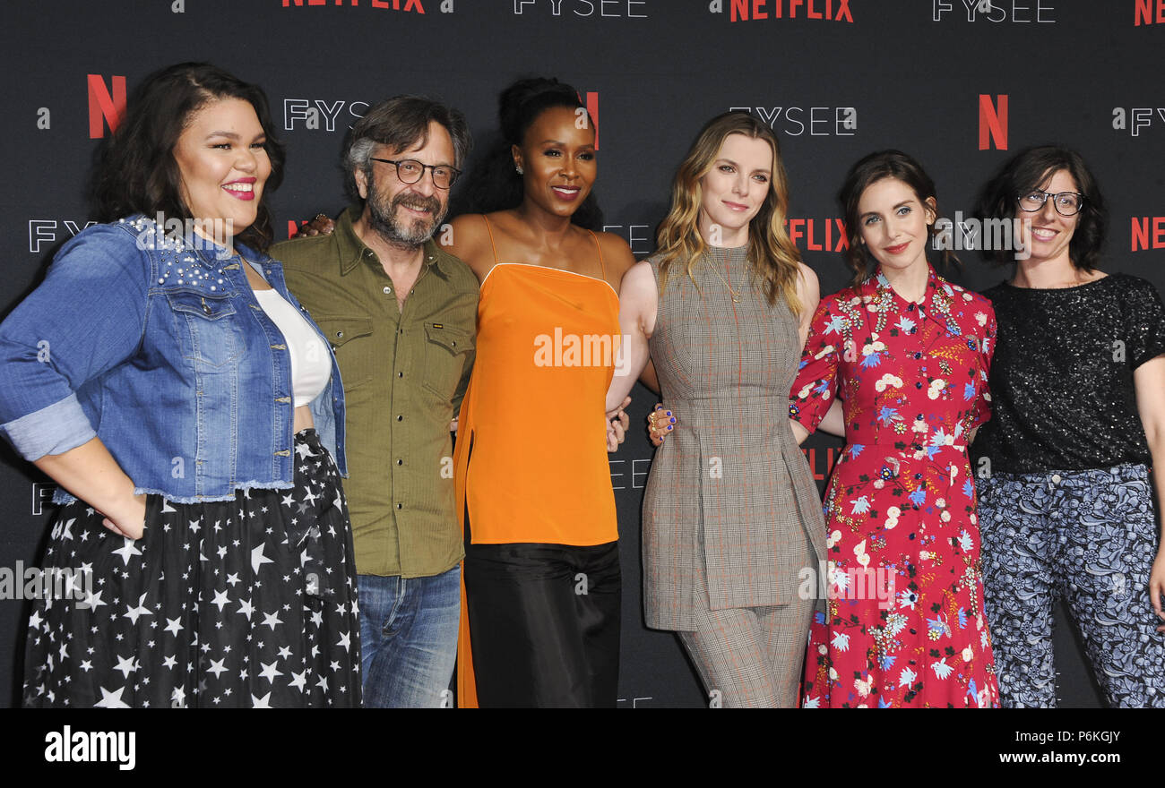 Netflix Premiere of Glow Featuring: Britney Young, Marc Maron, Sydelle ...