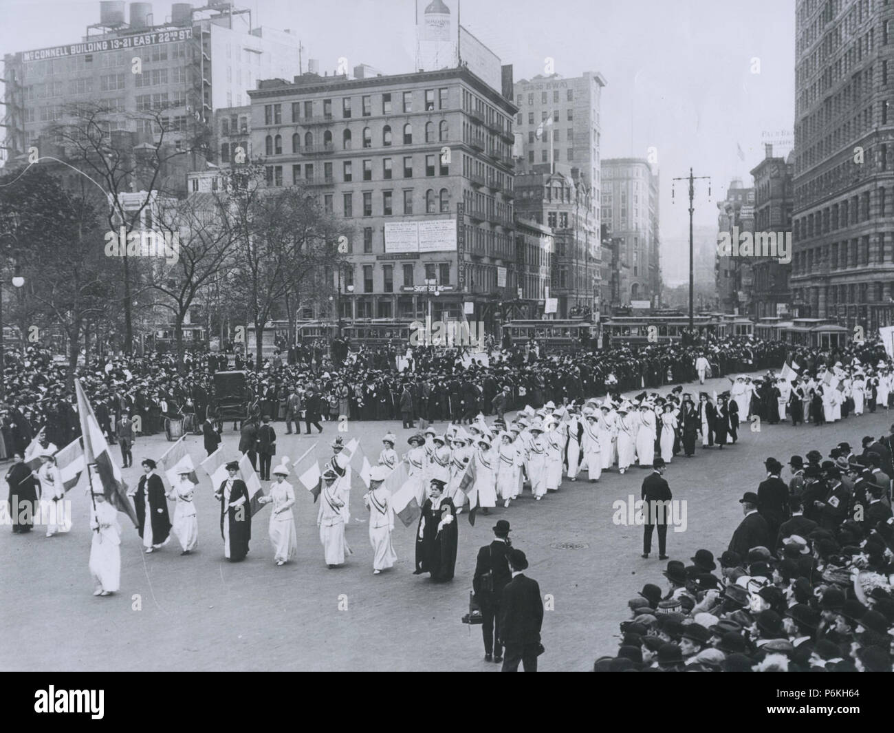1912 Suffrage Parade Stock Photo - Alamy