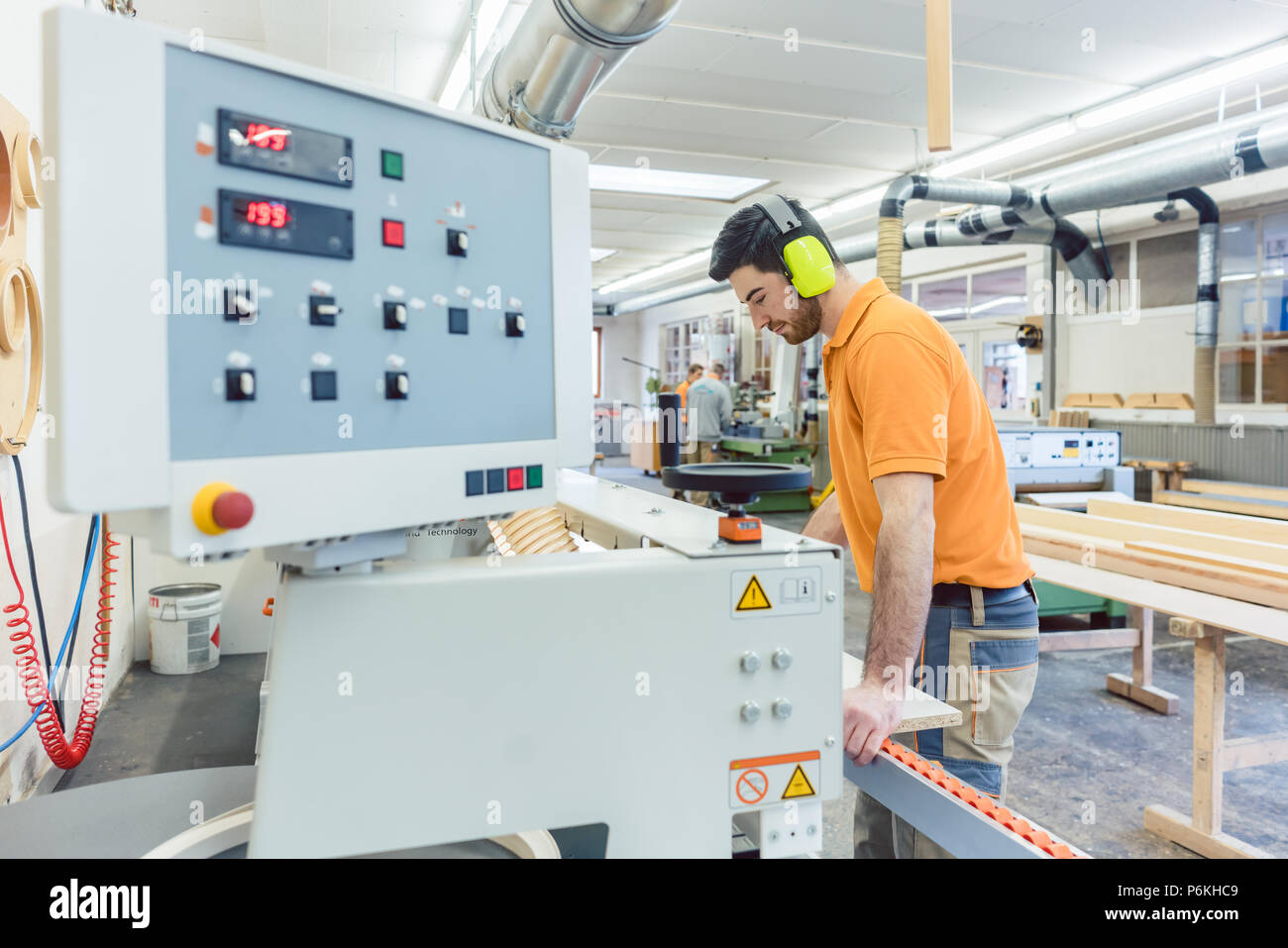 Wood furniture factory machine hi-res stock photography and images - Alamy