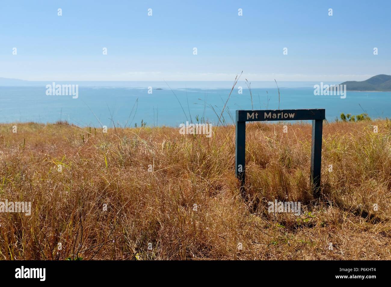 Mount Marlow sign, Many peaks hike to Mount Marlow, Townsville Town ...