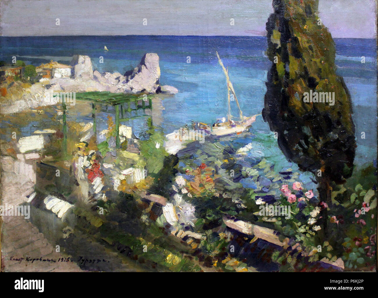 1913 Korovin Gurzuf Stock Photo - Alamy