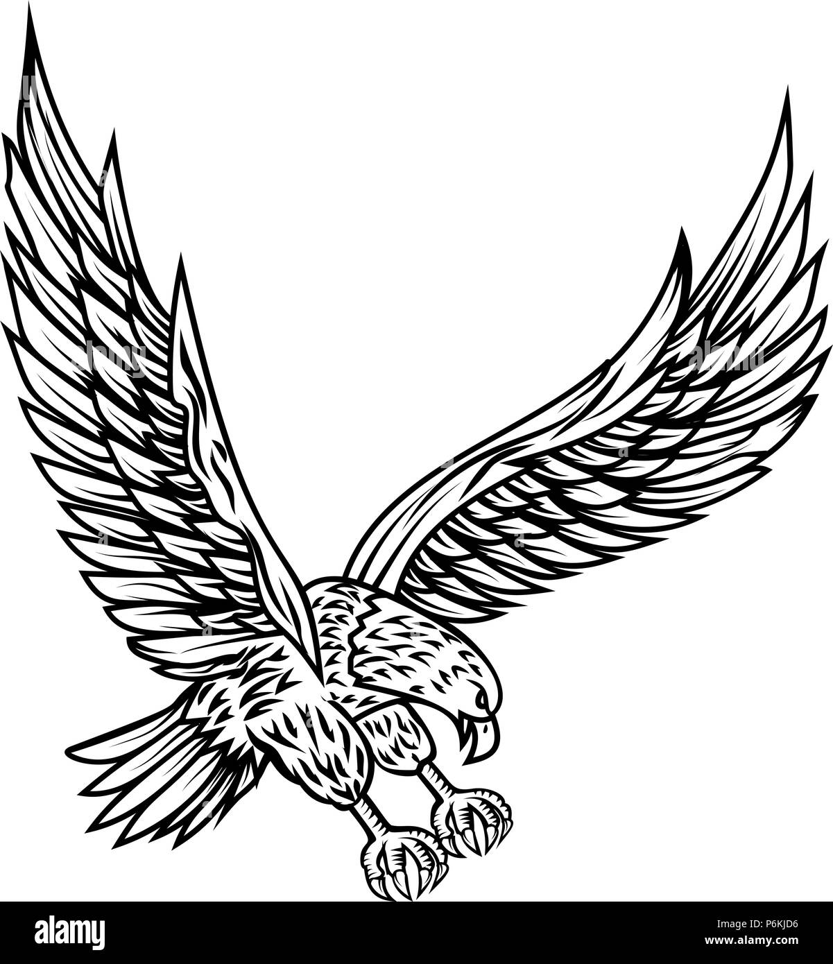 Bald eagle america image Black and White Stock Photos & Images - Alamy