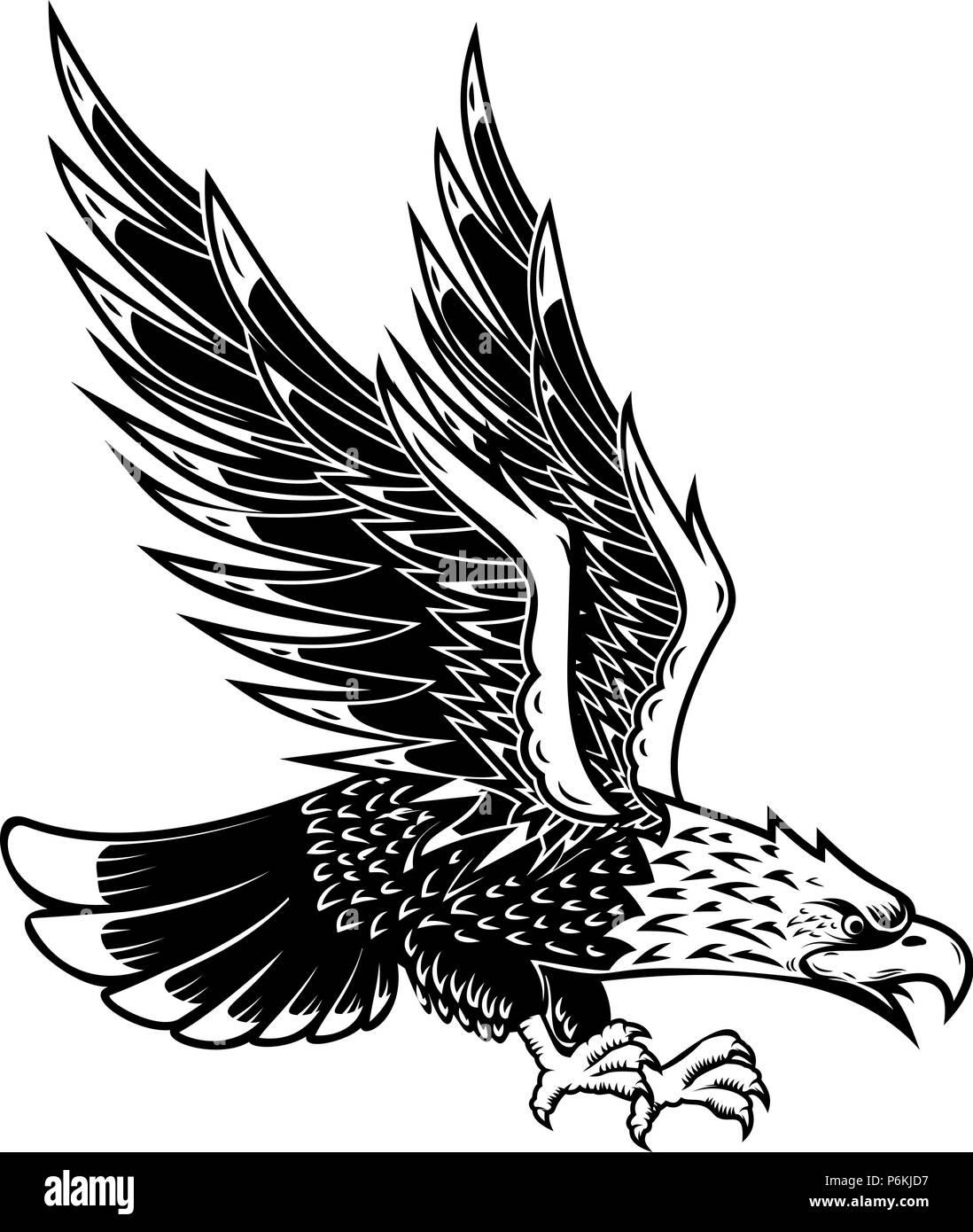 Bald Eagle America Image Black and White Stock Photos & Images - Alamy