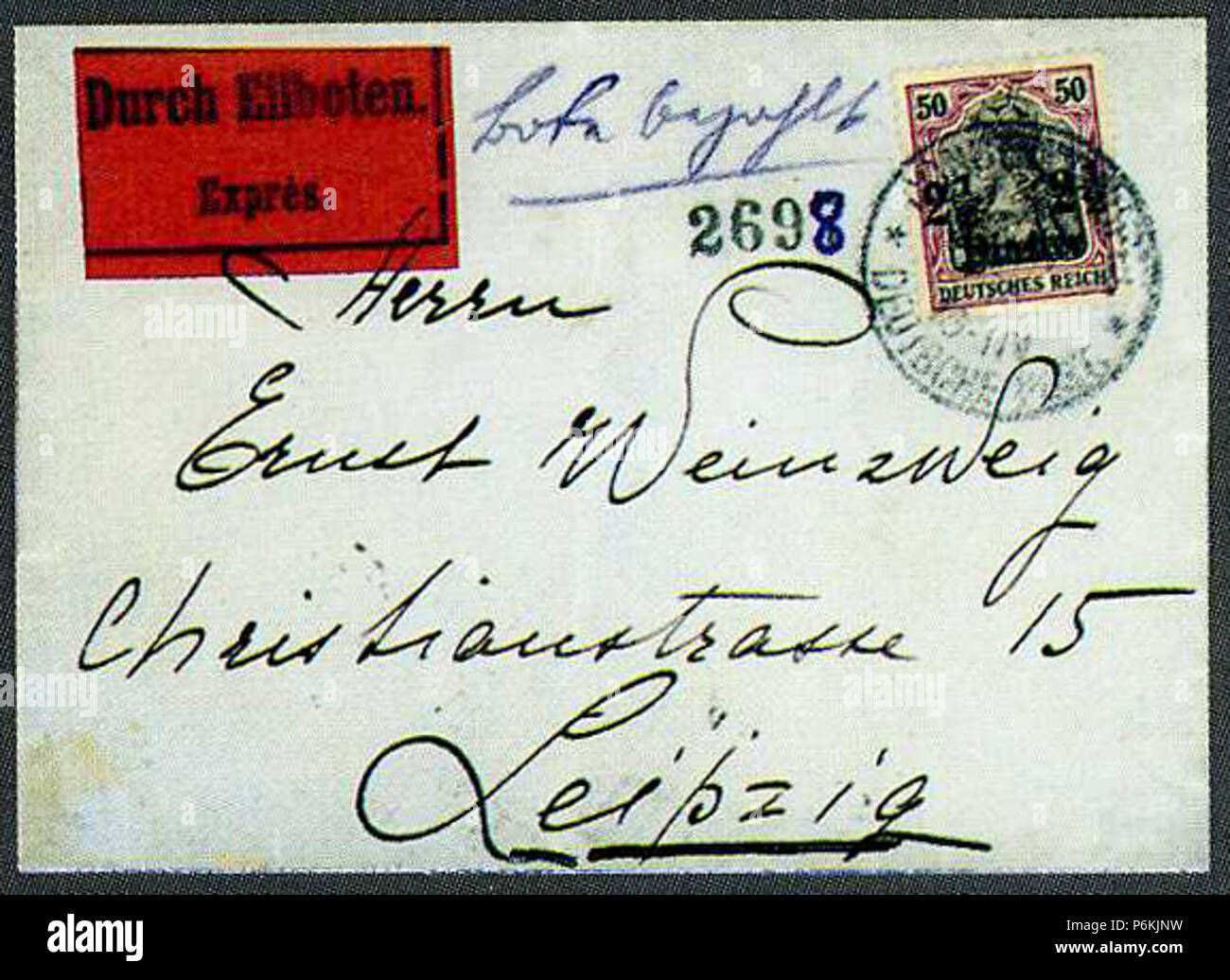 1914 2half piaster DP Constantinopel Leipzig Mi42y. Lot 3083 vendu 340 ...