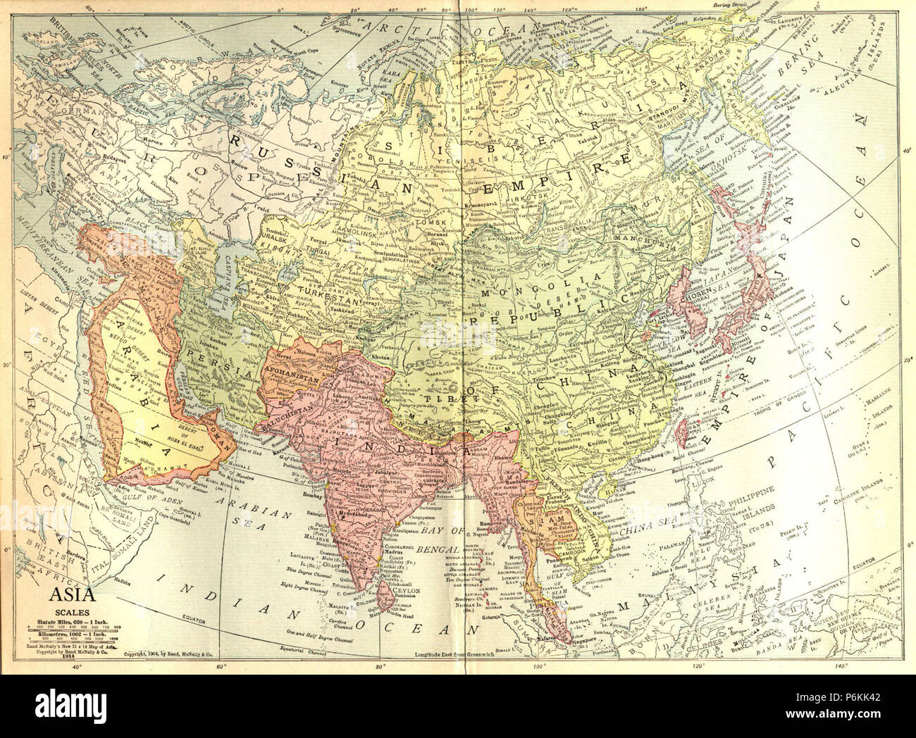 1914 map hi-res stock photography and images - Alamy