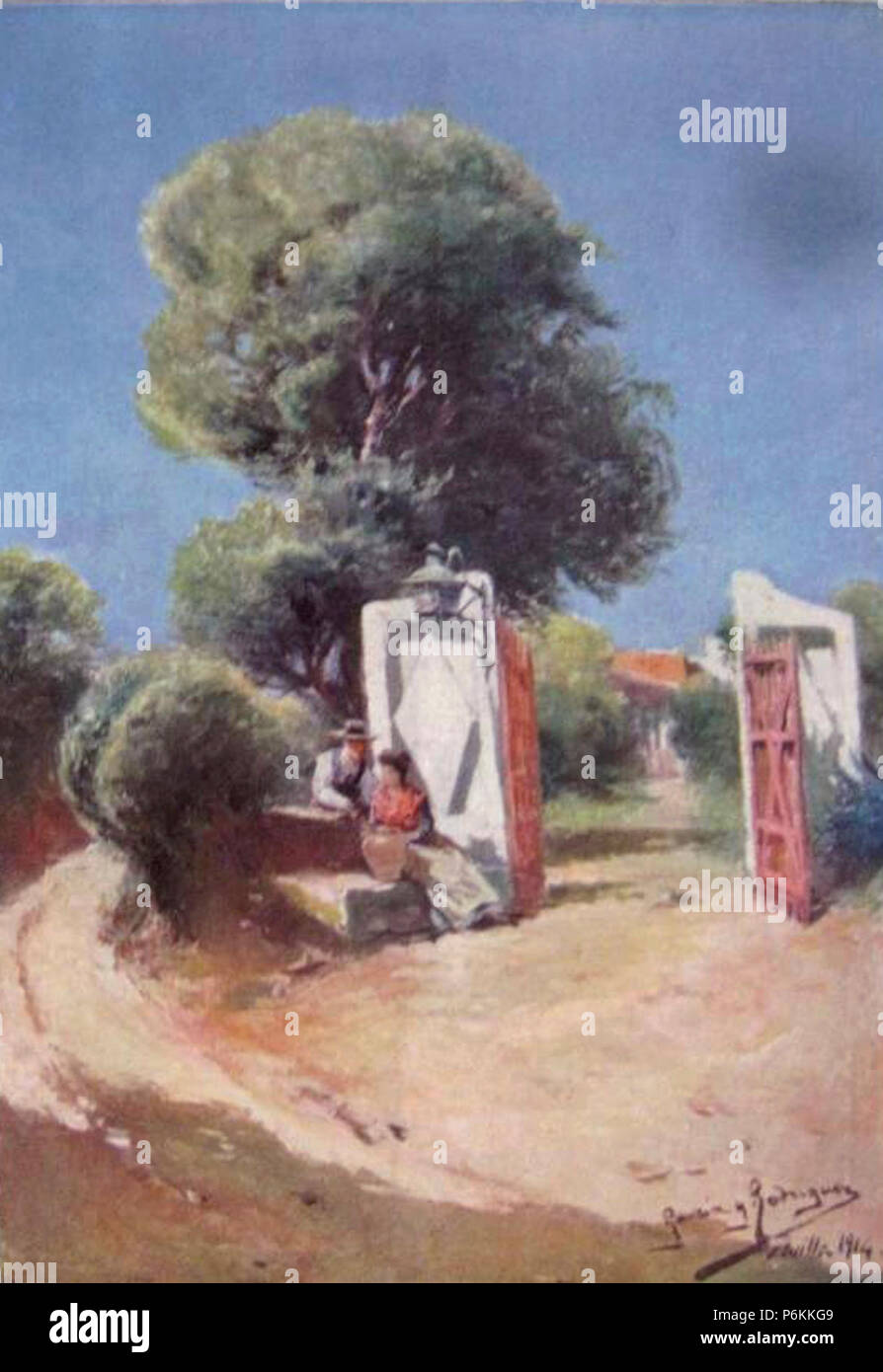 1914-05-03, Blanco y Negro, En la puerta del cortijo, García y ...