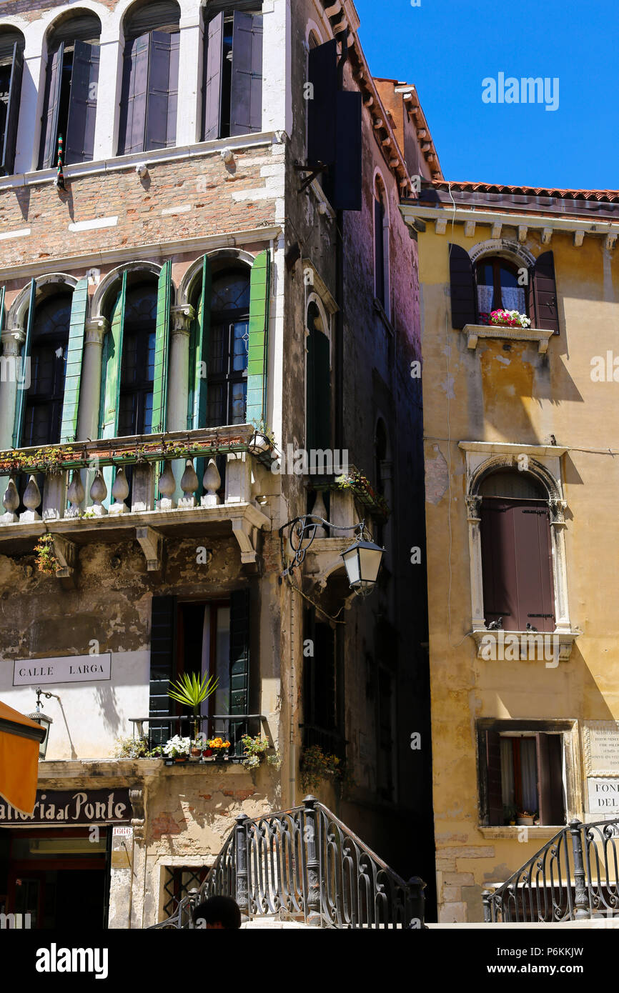 Old buildings in sun rays Stock Photo - Alamy