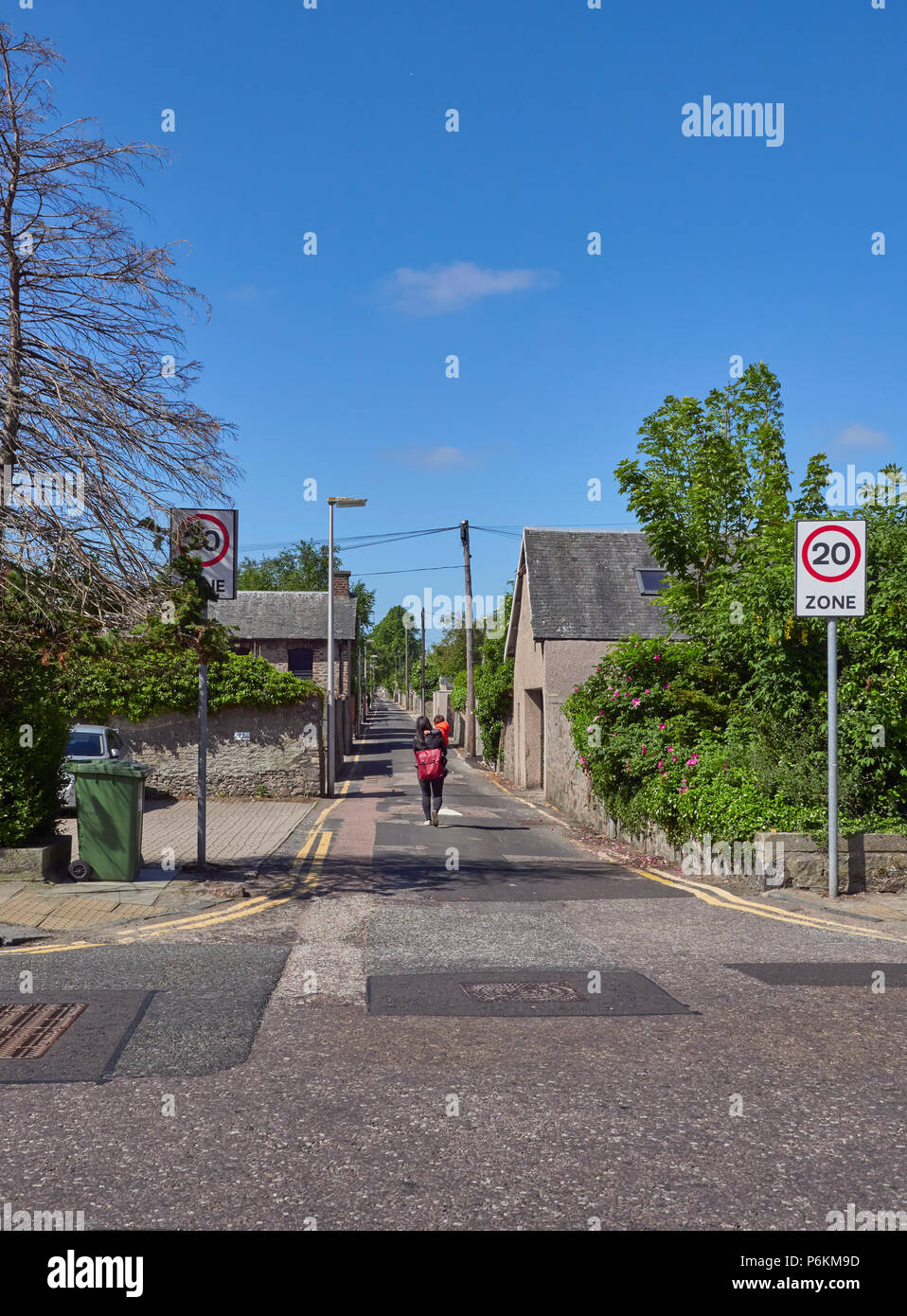 Albert Lane, a small lane in Aberdeen City, running parallel with ...