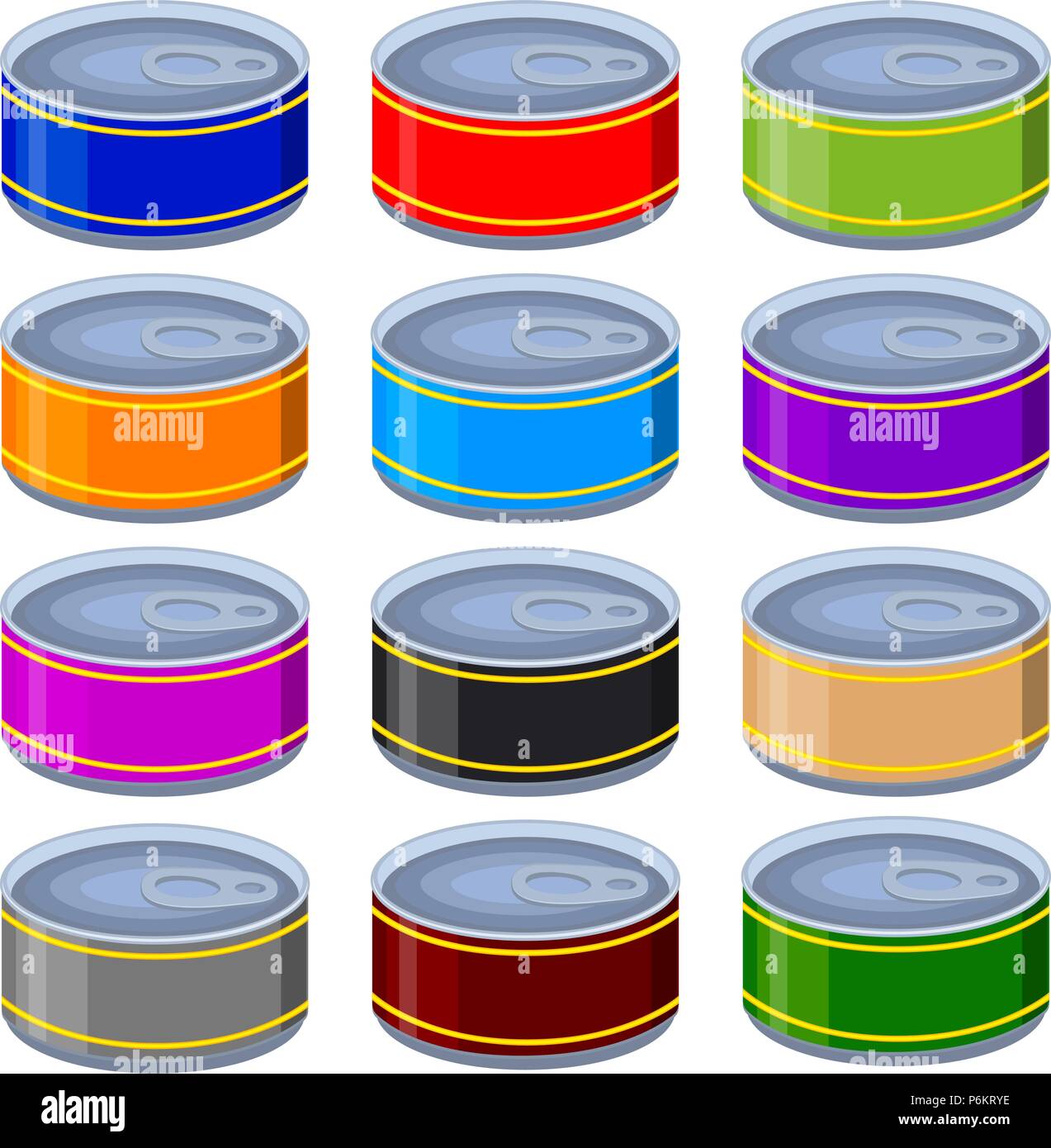 Cartoon tin can hi-res stock photography and images - Alamy
