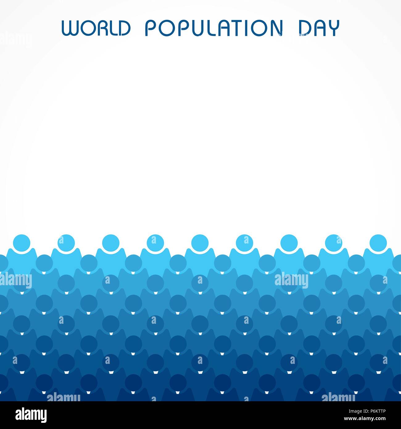 Illustration,Poster Or banner for World Population day Greeting Stock ...