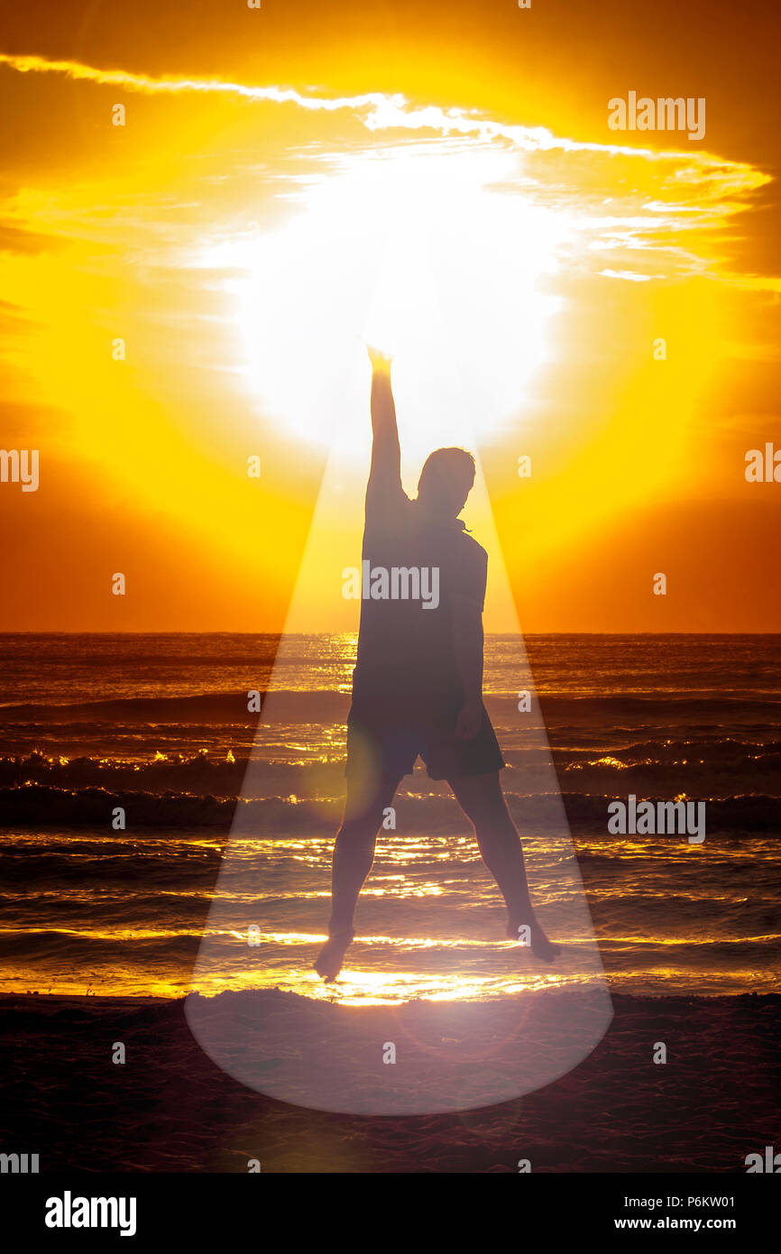 Man levitating hi-res stock photography and images - Alamy