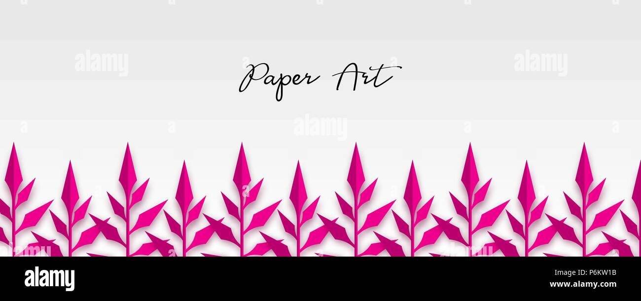 Paper cut banner creative Stock Vector Images - Alamy